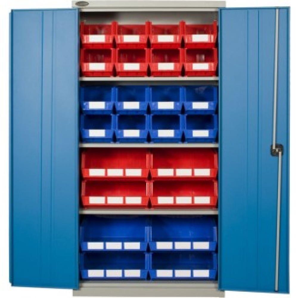 Full Cupboard Kit H With Bins | ValentinosDisplays.com