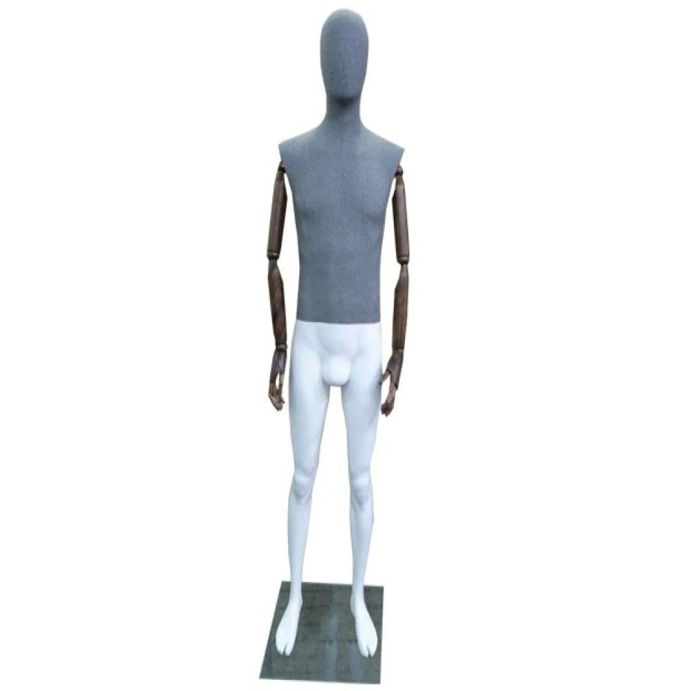 Articulated Male Mannequin - Grey | Valentino's