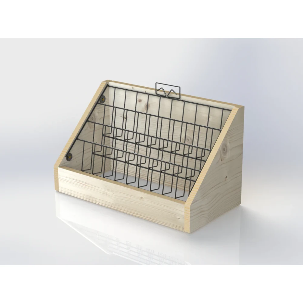 Organic Wooden Retail Counter Stand - UK