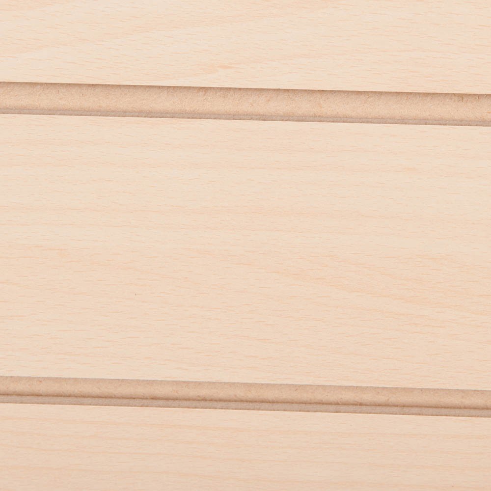 Slat Panel White Beech 8ft | Cheap Slatwall Panels