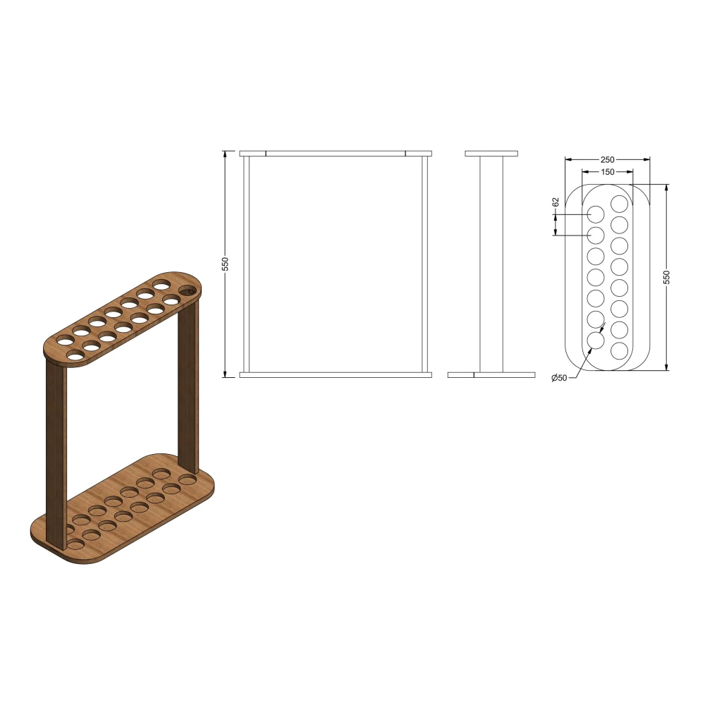 Walking Stick Stand | Valentino's Displays